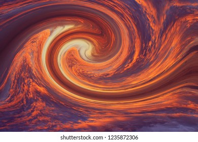 Abstract Sky Texture Round Shape Stock Illustration 1235872306 ...
