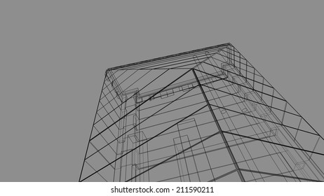 Abstract Skyscraper Building Stock Illustration 211590211 | Shutterstock