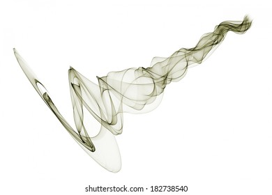 Abstract Spiral Pattern Intertwined Translucent Flowing Stock ...
