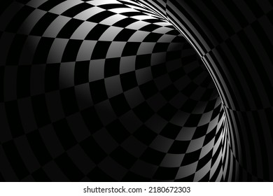 Abstract Surface Checkerboard Render 3d Stock Illustration 2180672303 ...