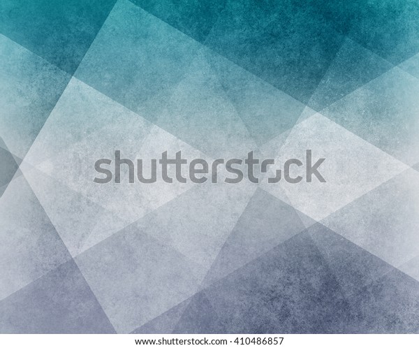 Abstract Teal Blue White Pattern Blocks Stock Illustration 410486857