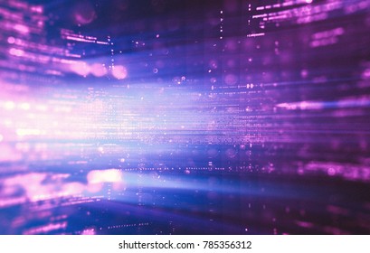 Abstract Tech Background Floating Numbers Hud Stock Illustration ...