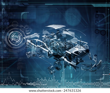 Abstract Tech Design Stock Illustration 247631326 - Shutterstock