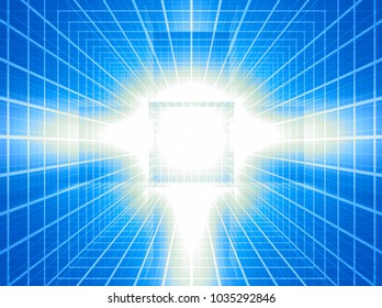Abstract Technology Background Light Stock Illustration 1035292846 ...