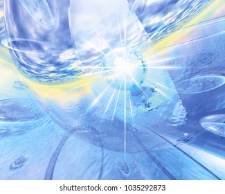Abstract Technology Background Light Stock Illustration 1035292873 ...