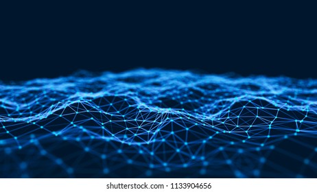 Network Connection Structure Abstract Technology Background Stock ...