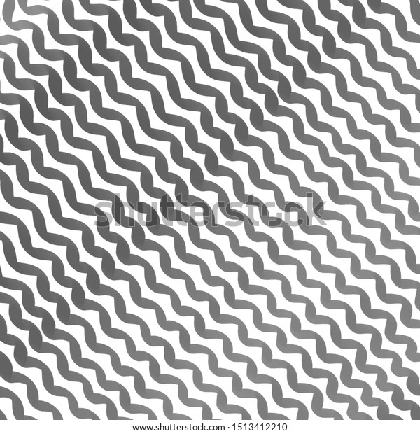 Abstract Thick Wave Line Illustration Stock Illustration 1513412210 ...