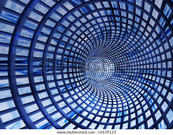 Abstract Tunnel Stock Illustration 16639123
