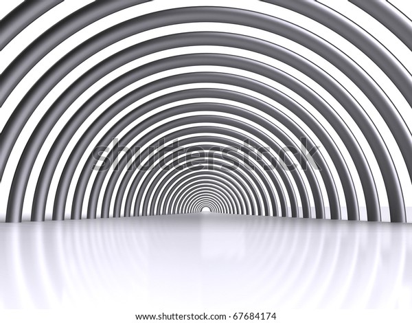 Abstract Tunnel Stock Illustration 67684174