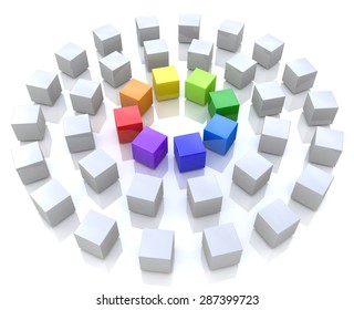 Abstract Unity Stock Illustration 287399723 | Shutterstock