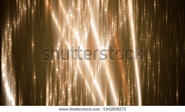 Abstract Vertical Gold Background Lines Illustration Stock Illustration ...