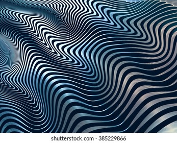 Abstract Wavy Background Computergenerated Image Fractal Stock ...