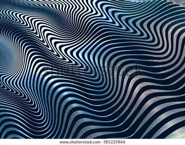 Abstract Wavy Background Computergenerated Image Fractal Stock ...