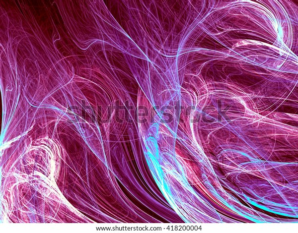 Abstract Wavy Background Computergenerated Image Fractal Stock ...