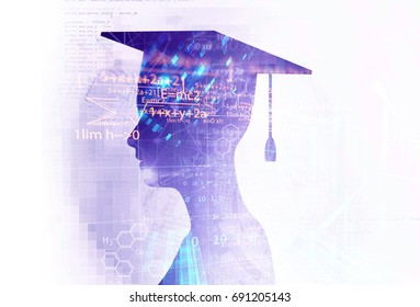 Abstract White Digital Technology Backgroundrepresent Big Stock ...