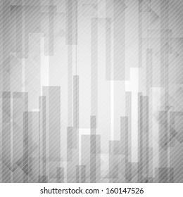 Abstract White Rectangle Shapes Background Stock Illustration 160147526 ...