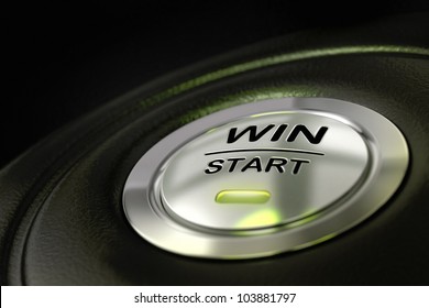 Abstract Win Start Button Metal Material Stock Illustration 103881797