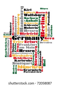 Word Cloud Map Washington State Stock Illustration 98613731 | Shutterstock