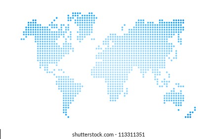 Abstract World Map Background Stock Illustration 113311351 | Shutterstock