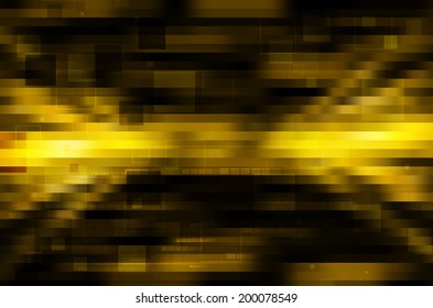 Abstract Yellow Tech Background Stock Illustration 200078549 | Shutterstock