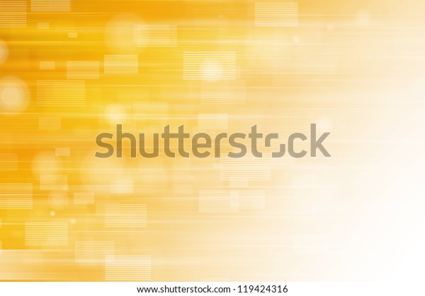 Abstract Yellow Tech Background Stock Illustration 119424316