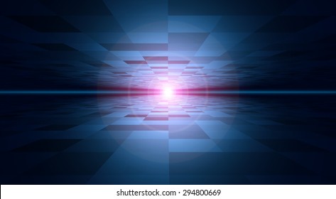 Empty Background Scene Dark Street Reflection Foto stock 1539251474 ...
