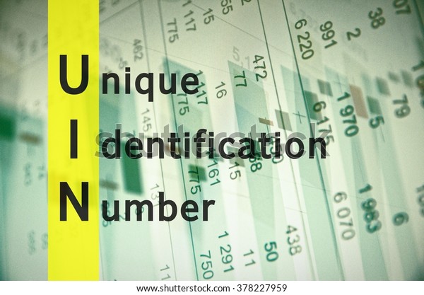Acronym Uin Unique Identification Number Stock Illustration 378227959 ...