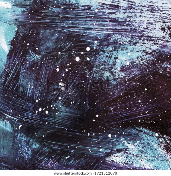 Acrylic Raster Texture Different Multicolored Monotype Stock ...