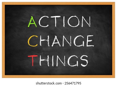 Action Change Things Background Concept Stock Illustration 256471795