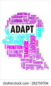 Adapt Word Concept Head Shape Stock Illustration 282759704 | Shutterstock