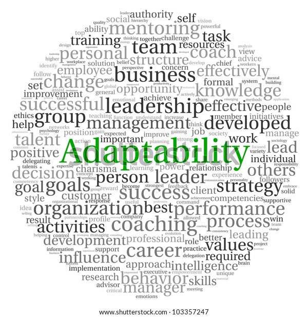 Adaptability Concept Word Tag Cloud On Stock Illustration 103357247 Adaptability Concept Word Tag Cloud On Stock Illustration 103357247