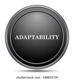 Adaptability Icon Black Website Button On Stock Illustration 548853739 ...