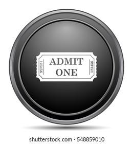 Admin One Ticket Icon Black Website Stock Illustration 548859010 ...