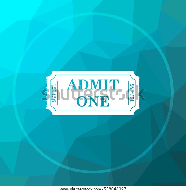 Admin One Ticket Icon Admin One Stock Illustration 558048997 | Shutterstock