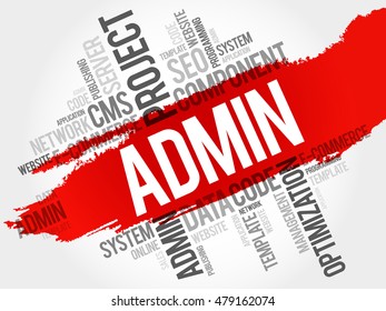 Admin Word Cloud Security Concept Stock Illustration 479162074 | Shutterstock