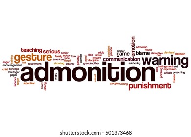 Admonition Word Cloud Concept Stock Illustration 501373468 | Shutterstock