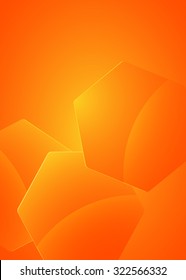 Advertisement Flyer Design Elements Orange Gradient Stock Illustration ...