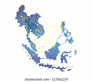 664 Asean map outline Images, Stock Photos & Vectors | Shutterstock