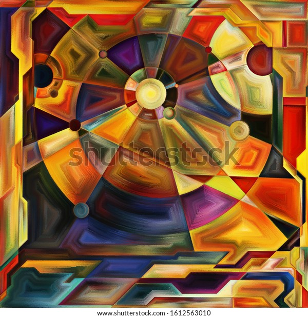 Affinity Forms Series Abstract Background Colorful Stock Illustration ...