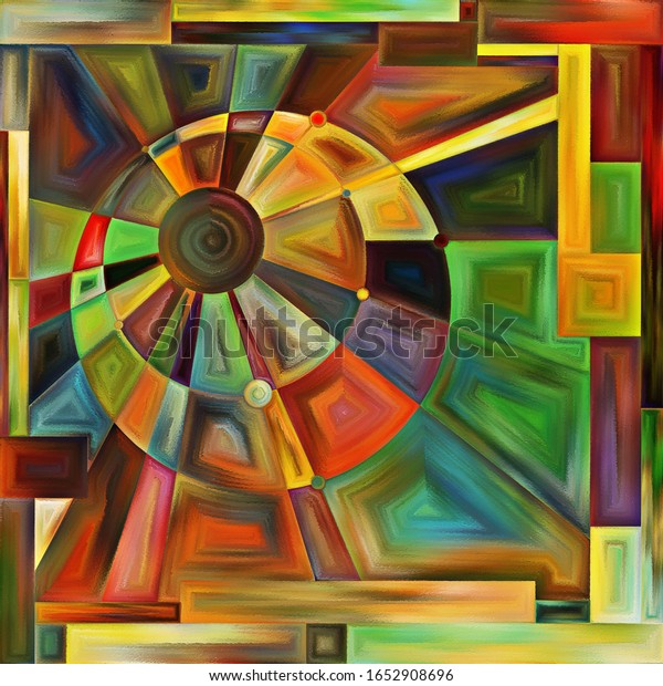 Affinity Forms Series Abstract Background Colorful Stock Illustration ...