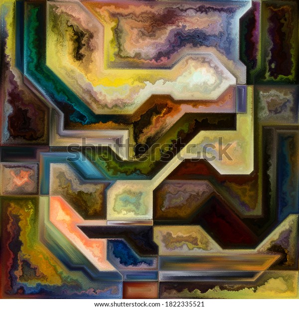 Affinity Forms Series Abstract Background Colorful Stock Illustration ...