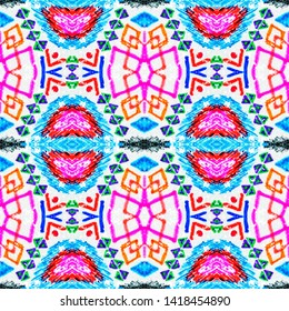 African Repeat Pattern American Seamless Print Stock Illustration ...