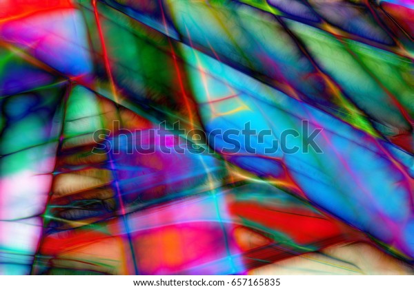 Aggressive Colors Abstract Composition Red Blue Stock Illustration ...