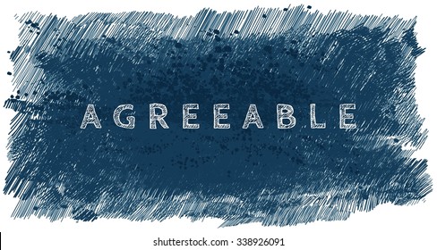 Agreeable Word Stock Illustration 338926091 | Shutterstock