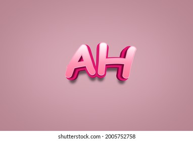 Ah Comic Speech 3d Text Style Stock Illustration 2005752758 | Shutterstock