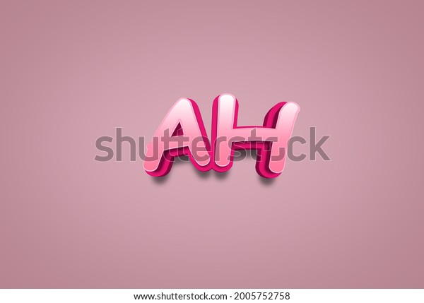 Ah Comic Speech 3d Text Style Stock Illustration 2005752758 | Shutterstock