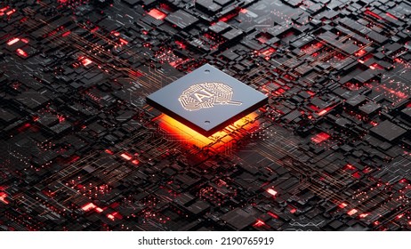 Ai Artificial Intelligence Concept3d Renderingconceptual Image3d Stock ...