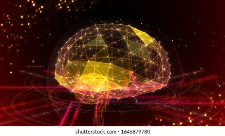 Ai Artificial Intelligence Digital Network Computer Stock Illustration ...