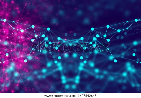 Ai Technology Robotic System Molecule Chemical Stock Illustration ...