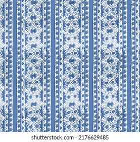 Ajrakh Patternajrakh Border Block Print Batik Stock Illustration ...